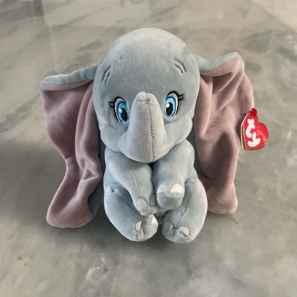 Disney | Toys | Disney Ty Beanie Baby Collection Sparkle Dumbo The ...